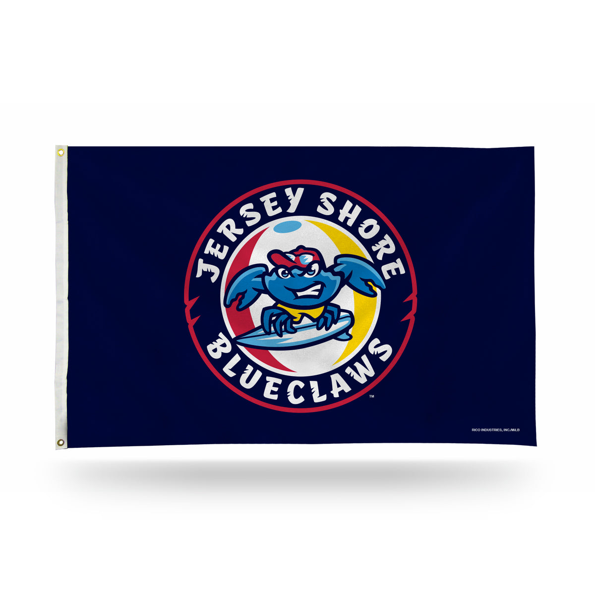 Jersey Shore BlueClaws Primary Logo Flag – Jersey Shore BlueClaws ...