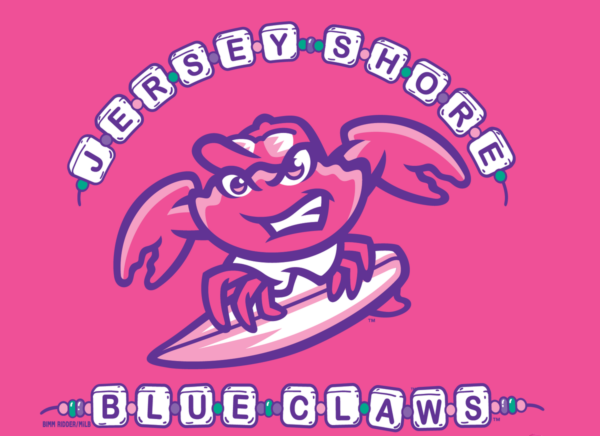 Jersey Shore BlueClaws Youth Folklore T-Shirt – Jersey Shore BlueClaws ...