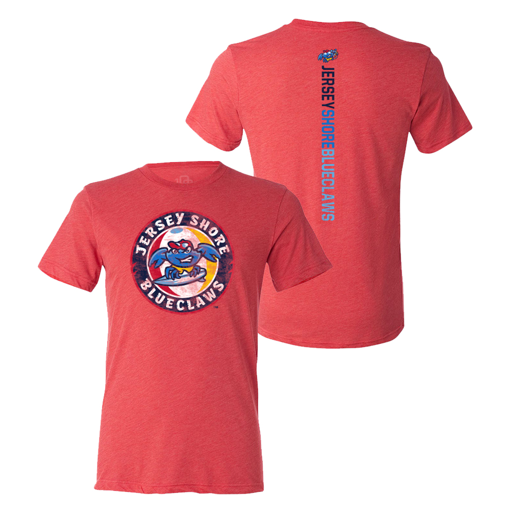 Jersey Shore BlueClaws 108 Stitches Red Razorback T-Shirt – Jersey ...