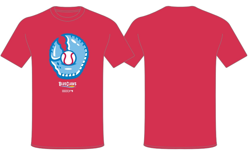 Jersey Shore BlueClaws Baseballism Crab Mitt T-Shirt – Jersey Shore ...